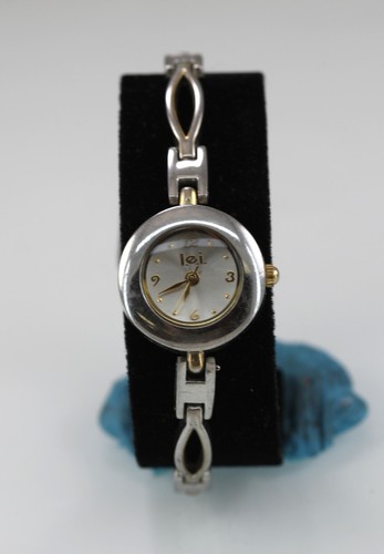 LEI Watch Women Silver Gold Stainless Steel Water Resistant Battery ...