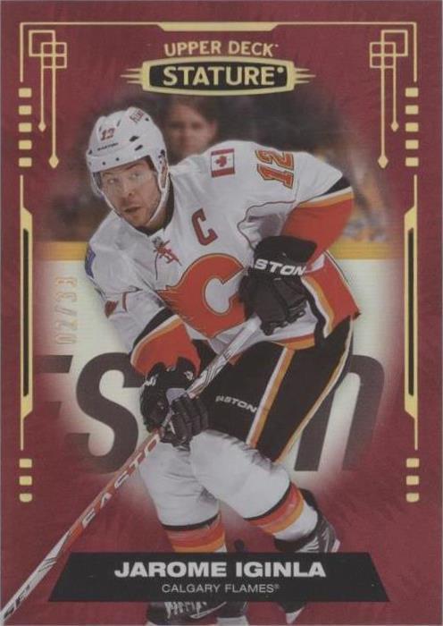 2021-22 Upper Deck Stature - Jarome Iginla #89 Photo Variant Red /33 ...