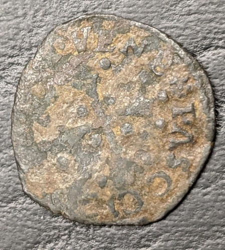 1585 - 1595 AD Italy Venice AE Sessino | Lion, St. Mark, Cross design ...