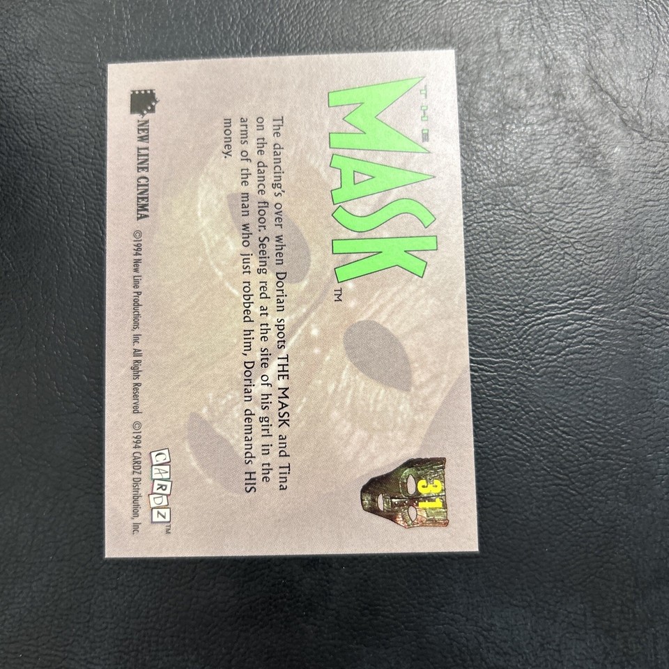 40a The Mask Movie 1994 Cardz #31 Dorian Tyrell Peter Greene | eBay