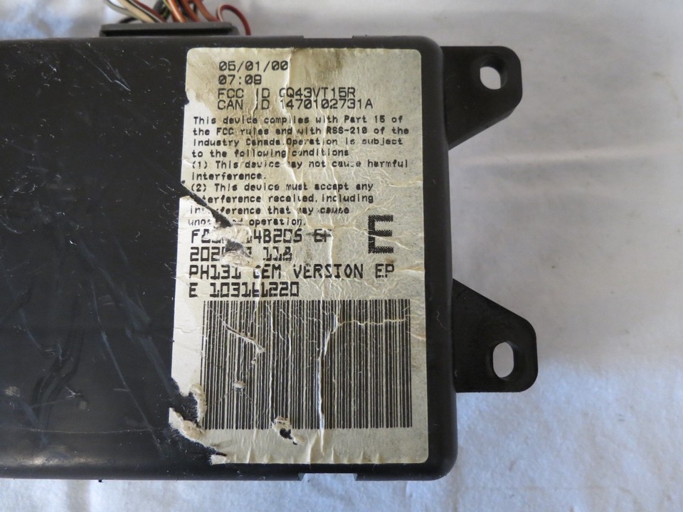 99 00 1999 2000 Ford f250 f350 SD GEM Electronic Multifunction Control ...