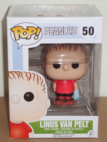 2015 FUNKO POP PEANUTS #50 LINUS VAN PELT VAULTED VINYL FIGURE NEW IN ...