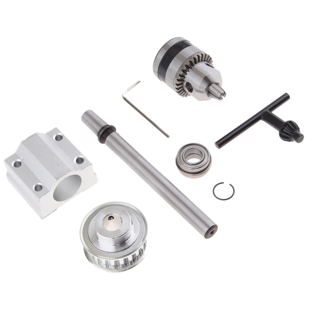 Bench Drill Unpowered Spindle Assembly w/B10 Drill Chuck for DIY Table ...