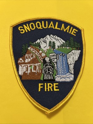 Vintage Fire Station Snoqualmie Washington Badge Patch Dept Engine ...