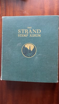 The Strand Stamp Album With Stamps Attached. Also A Bag Of Loose Stamps ...
