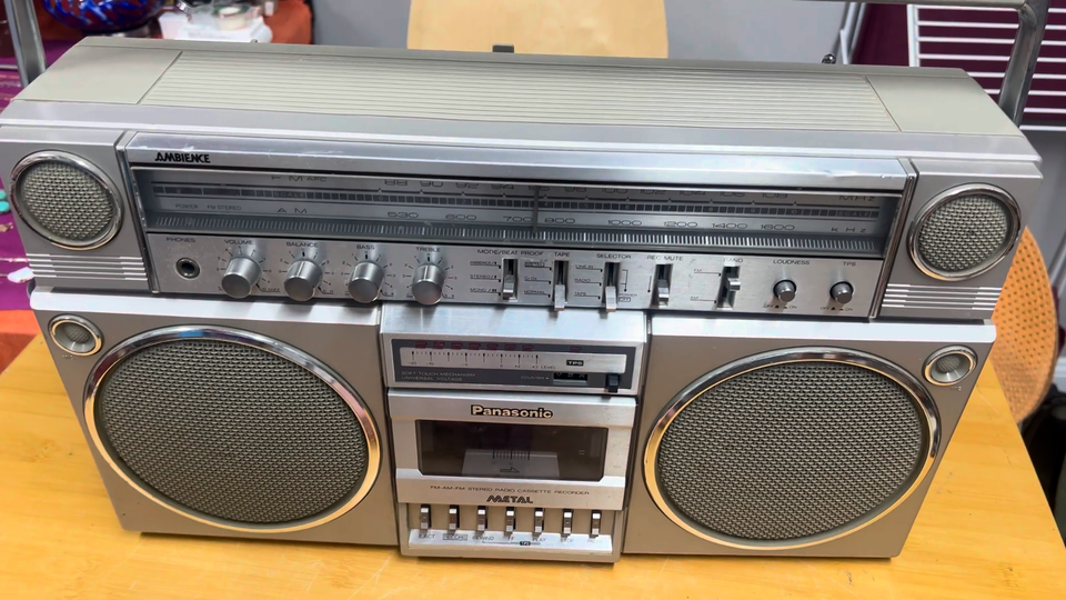 Panasonic Ambience RX-5150 Portable Boom Box AM FM Radio Cassette ...