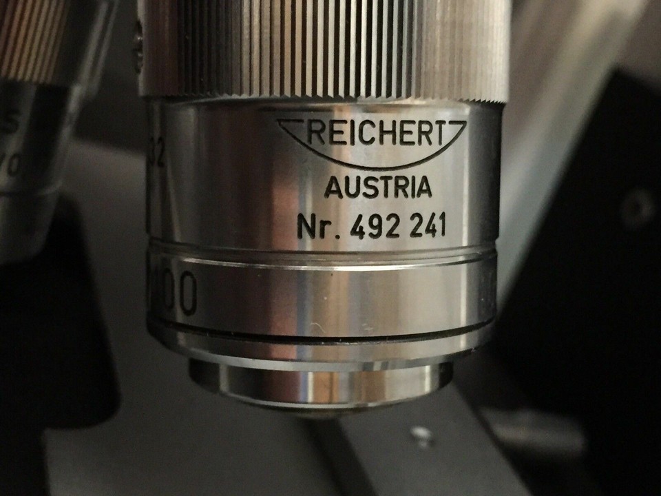 Reichert Research Polyvar Polarizing DIC Interference Microscope 100/40 ...