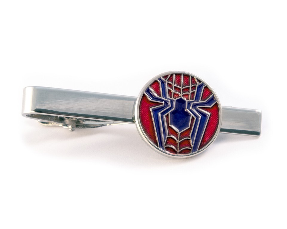 Spider-Man Cufflinks, Avengers Spiderman Tie Clip, Comic Book Geeky ...
