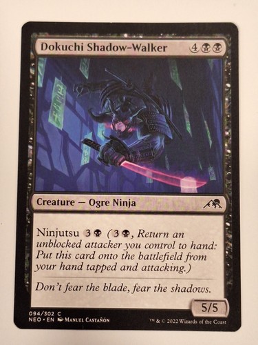 Dokuchi Shadow-Walker - Kamigawa: Neon Dynasty - Magic the Gathering ...