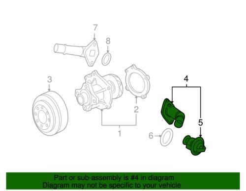 Genuine GM Engine Coolant Thermostat and Housing Assembly 12622316 | eBay