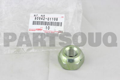 9094201108 Genuine Toyota NUT, HUB (FOR AXLE) 90942-01108 | eBay