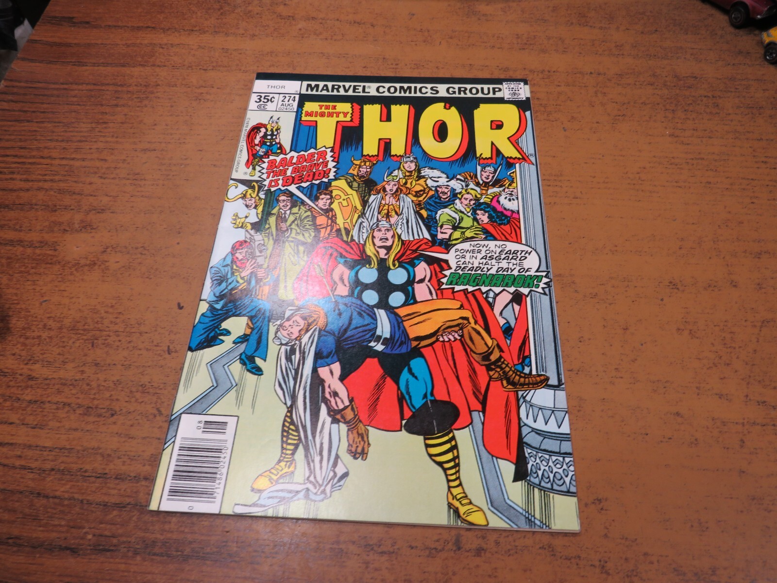The Mighty Thor #274 (1978) Death of Balder the Brave Marvel Comics | eBay