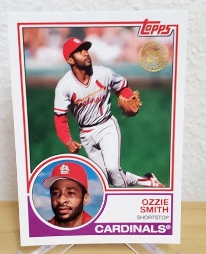 Ozzie Smith 2018 Topps New Era Hats Promo 1983 Variation #T83-12 StL ...