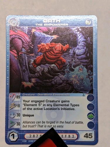 Chaotic Card 7/100 Xaerv Rare 65/20/80/75/ 60 | eBay