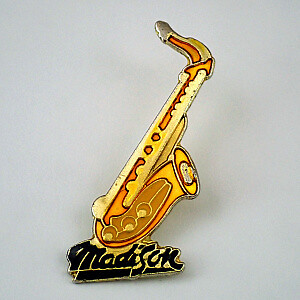 Pin Badge Saxophone Instrument Madison Music Golden France Limited ...