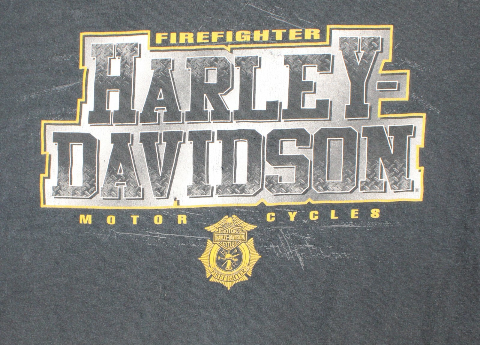 Official Harley Davidson Mens Medium Firefighter Blac… - Gem