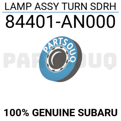 84401AN000 Genuine Subaru LAMP ASSY TURN SDRH 84401-AN000 | eBay Australia