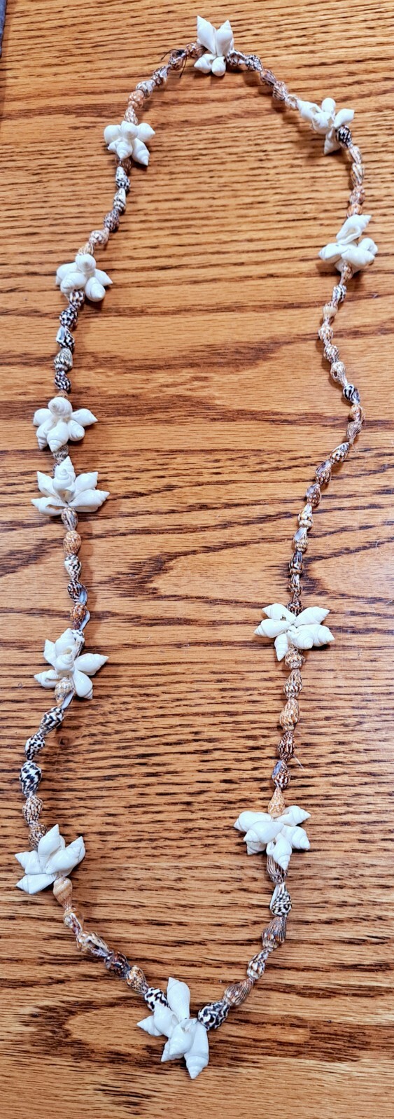 Vintage Hawaiian Lei Shell Hand Made Necklace - total length 36" | eBay