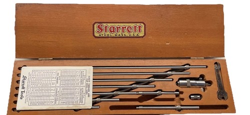 Vintage Starrett Inside Micrometer Set in wood case | eBay