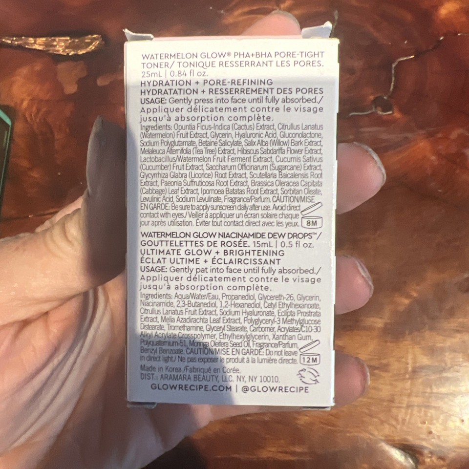New Sephora Insider Birthday Glow Recipe Watermelon Mini Set Toner ...