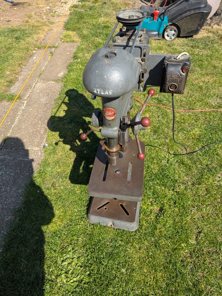 Fully Working Order Atlas Pillar Drill Old And Perfect Condition | eBay UK