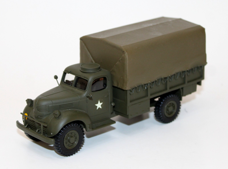 EVERGREEN HART MODELS 1 WWII US ARMY DODGE D60L T110 4x2 3 ton CARGO ...