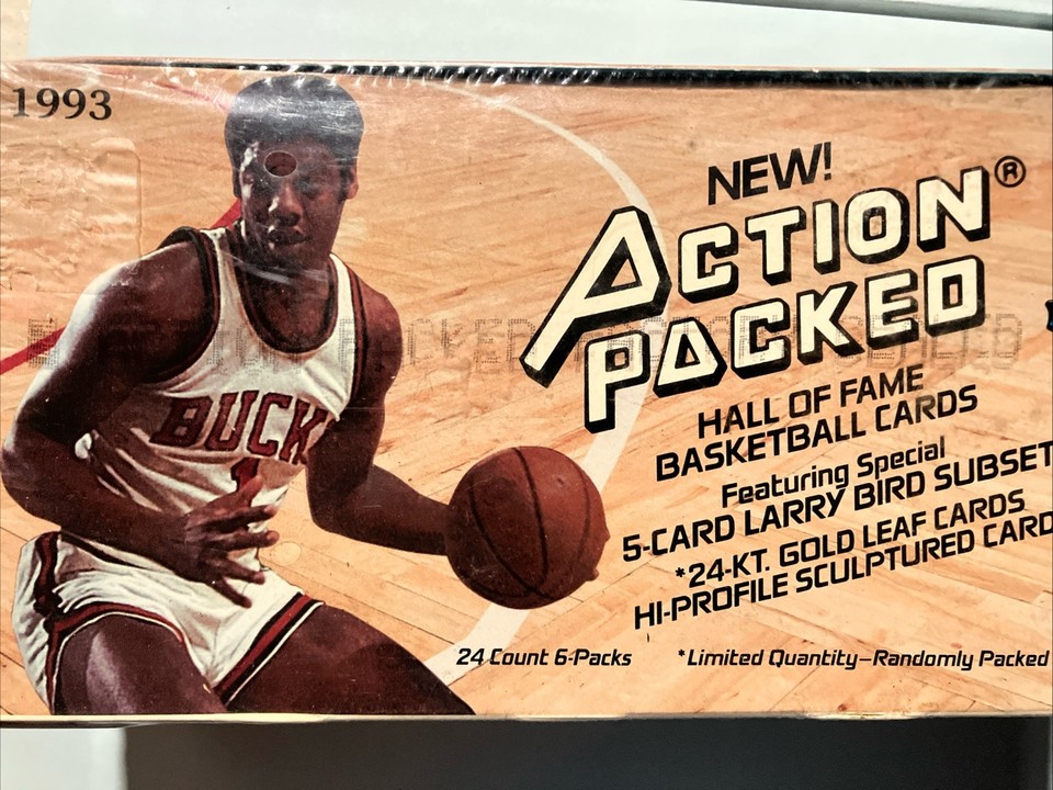 1993 ACTION PACKED BASKETBALL FACTORY SEALED WAX BOX🏀🏀 HOF/ STARS ...