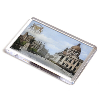 FRIDGE MAGNET - Vintage Scotland - Wallace Statue and Public Library ...