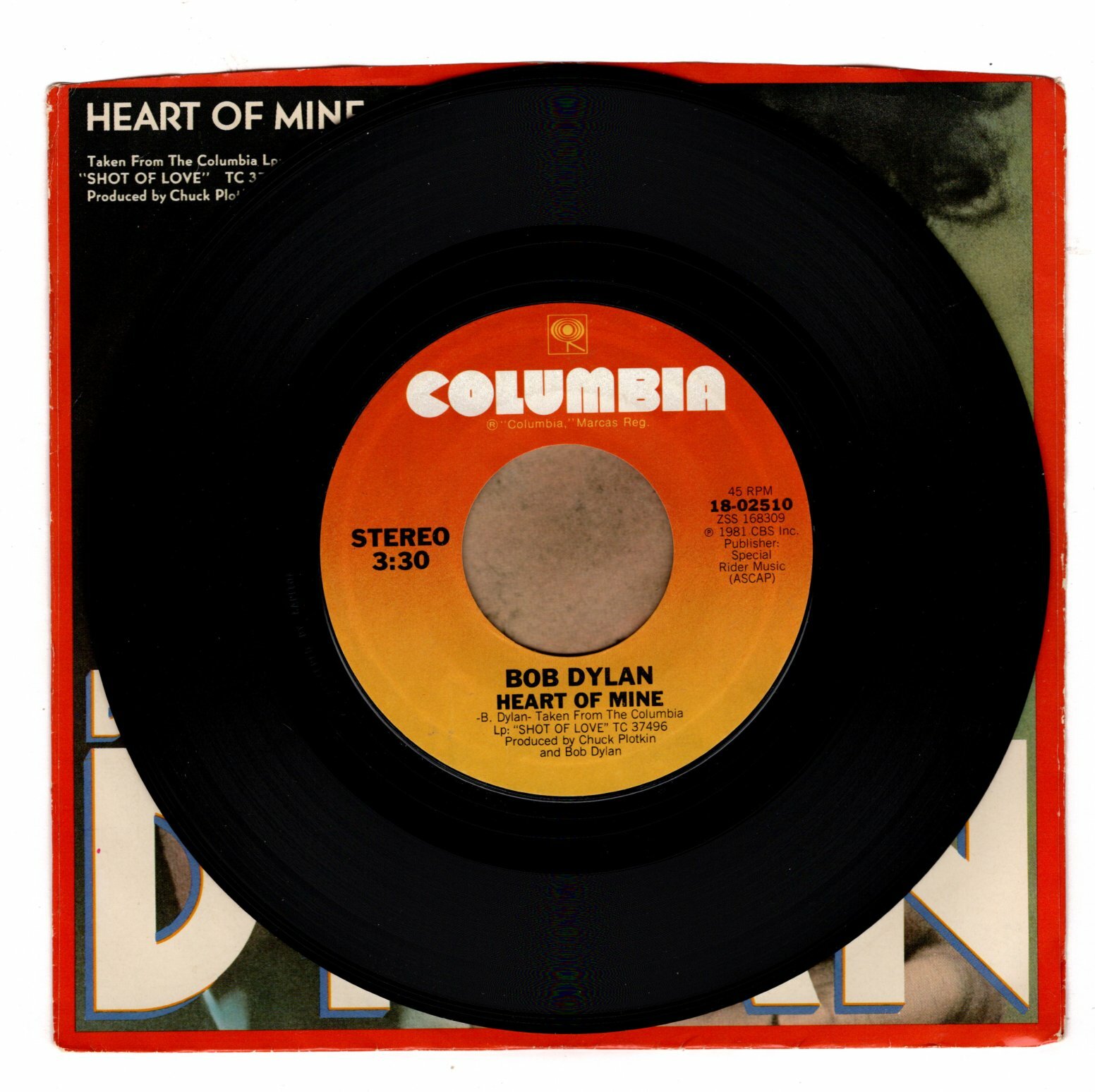 Bob Dylan-Heart of Mine (VG+) | eBay