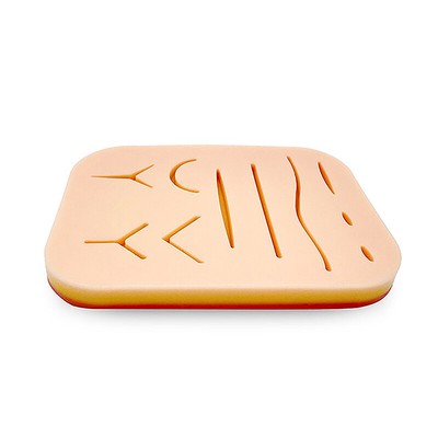 Silicone Human Traumatic Skin Model Reusable Skin Wounds Suture ...