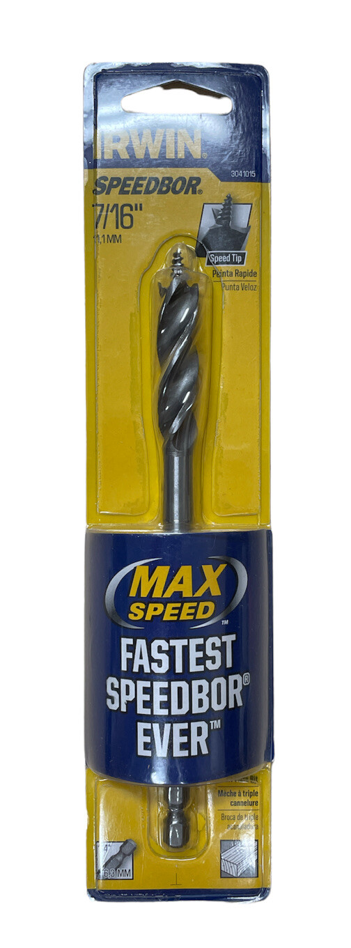 IRWIN Tools 3041015 7/16in X 6in Speedbor Max Drill Bit for sale online ...