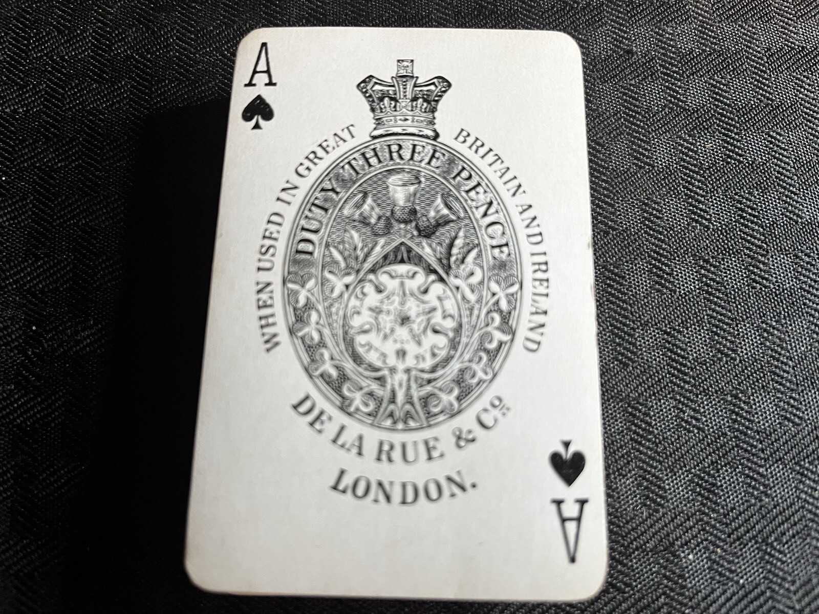 Vintage Thomas De La Rue Playing Cards Double Deck Made in London ...