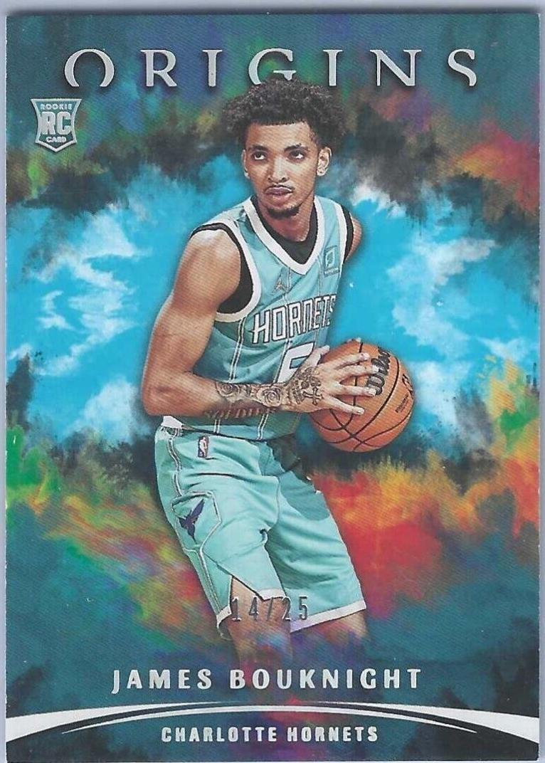 2021-22 Panini Origins - James Bouknight #61 Turquoise /25 (RC) for ...
