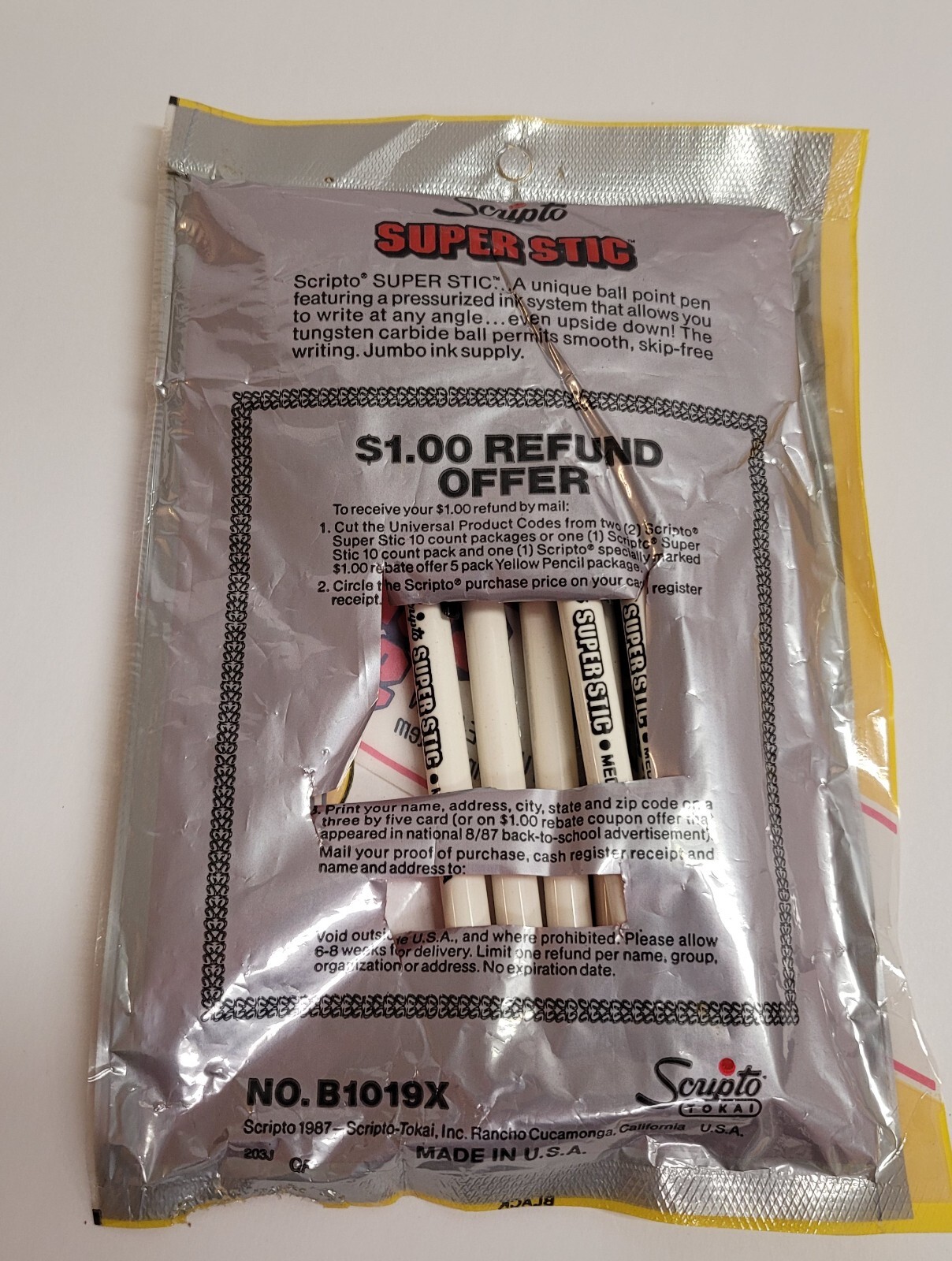 Vintage Eraser Mate 2 5 Pack NOS Paper Mate Ink Pens & Scripto Super ...