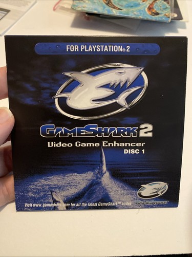 Sony Playstation PS2 Game Shark 2 Video Game Enhancer Original Disk ...
