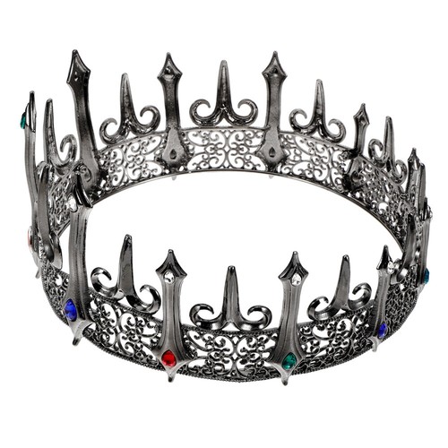 Gothic Crown Men King Costume Crowns for Adults Man and Women Cosplay ...