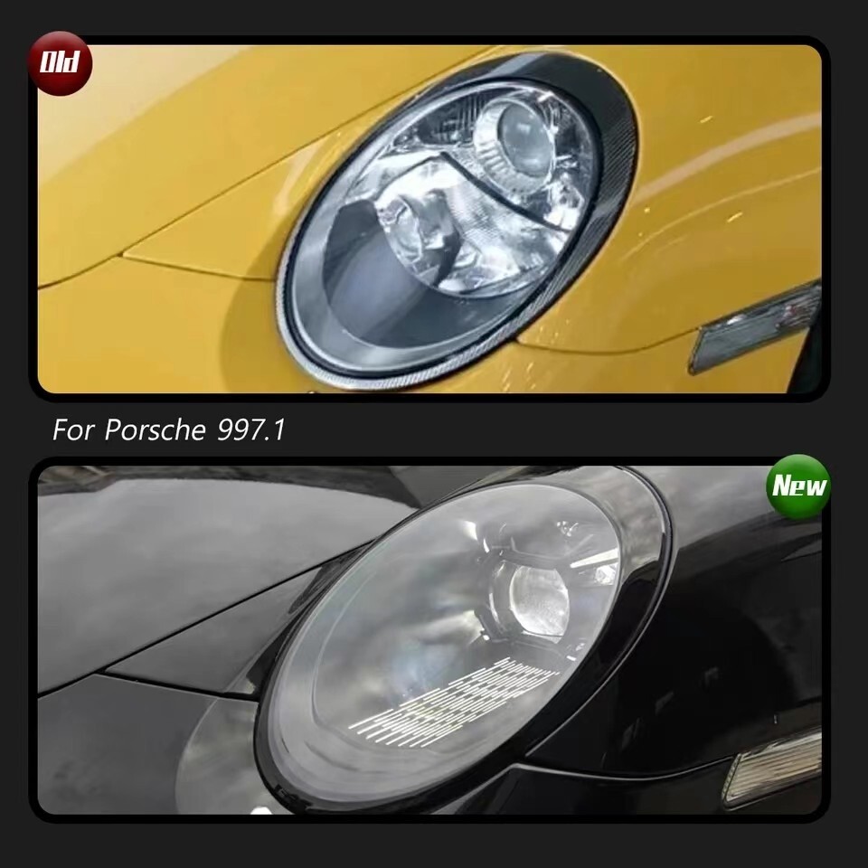 LED Laser Matrix Headlamps Upgrade For Porsche 997 992 DRL Projector ...