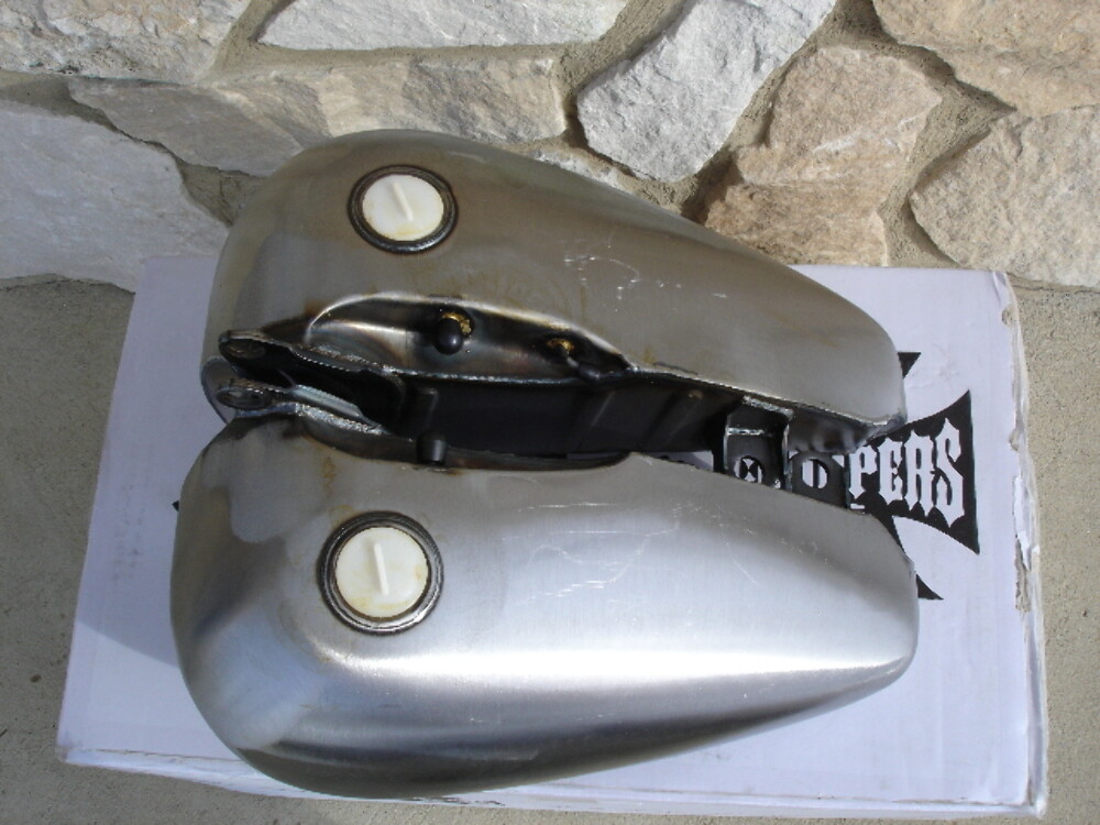 1984-1999 Harley Softail EVO 5 Gallon Flatside Fat Bob Fuel Split Gas ...