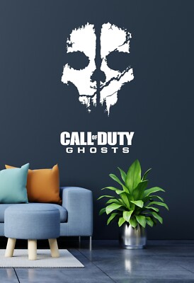 C O D Ghosts Vinyl Cut Wall Art Matt Finish | eBay UK