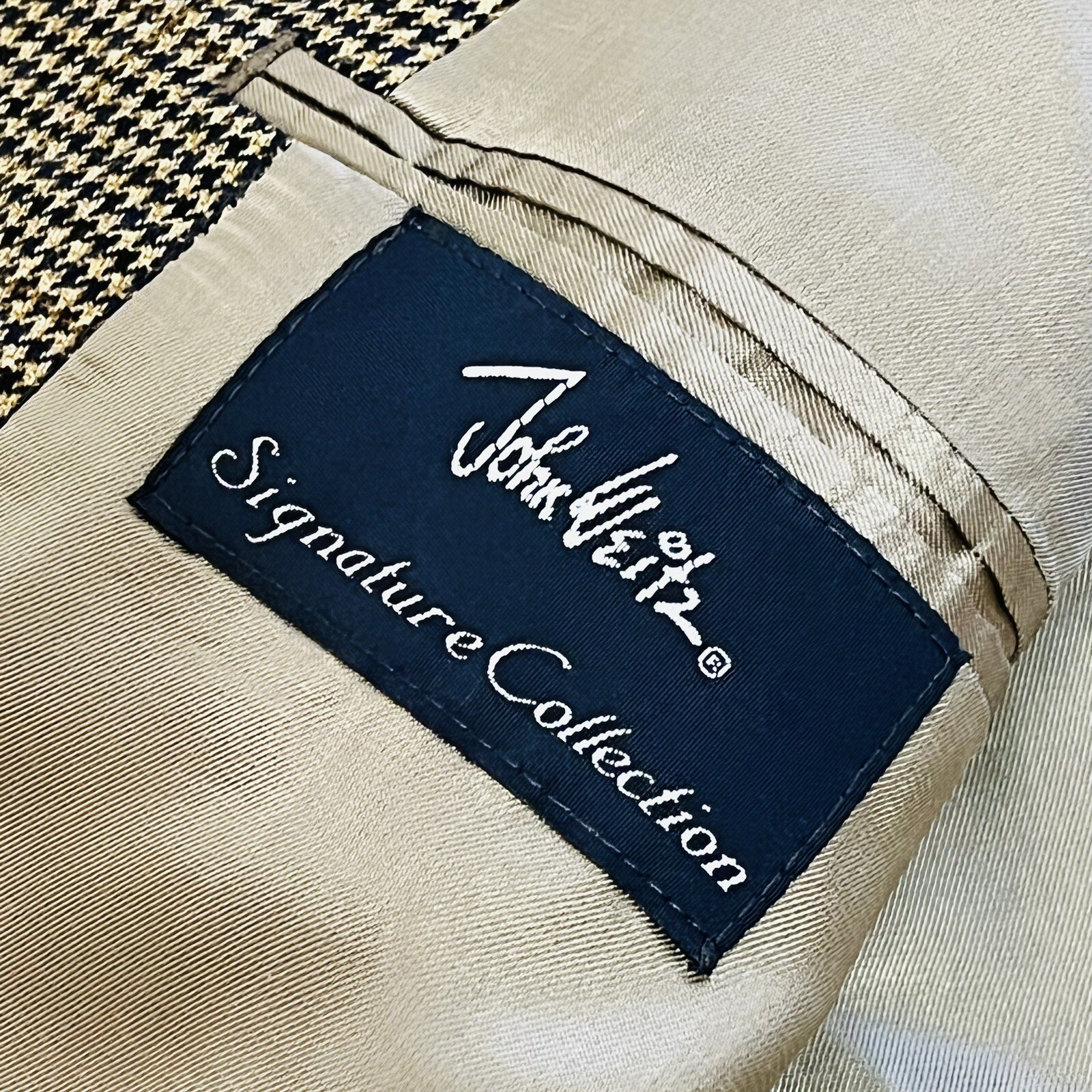 John Weitz Signature Collection Sport Coat Houndstoot… - Gem