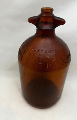 Hi-lex Half-Gallon Brown Antique Bottle | eBay