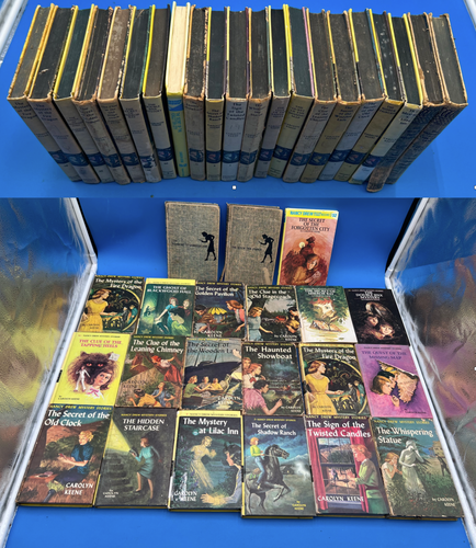 Nancy Drew Mysteries Book Lot of 21 No Reserve (Not in the best shape ...