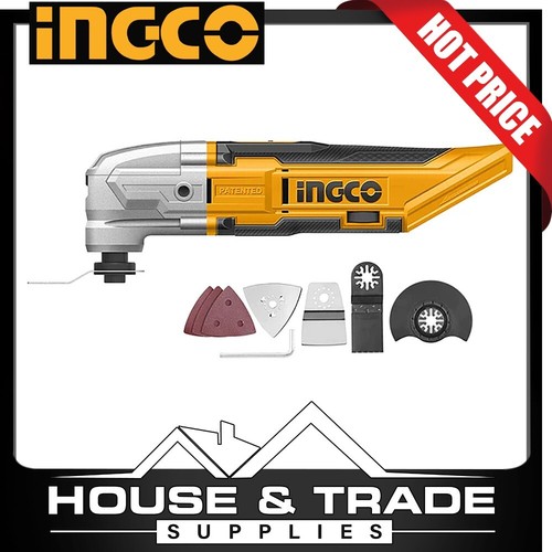 INGCO Cordless Multi-Tool 20v Li-Ion 5000-20000r/min TOOL ONLY HTP ...