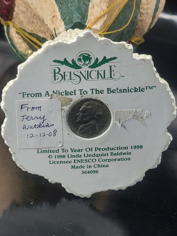 Belsnickle "FROM A NICKLE TO THE BELSNICKLE" Santa Figurine Linda ...