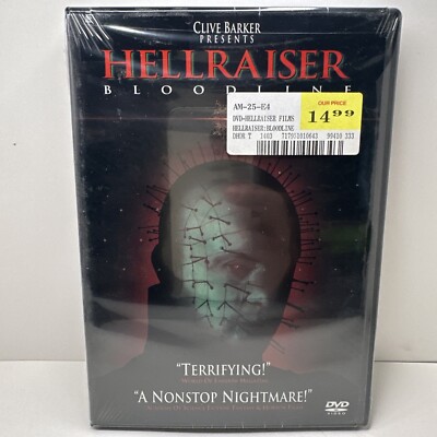 Hellraiser Bloodline DVD 2000 Clive Barker Horror Pinhead Widescreen ...
