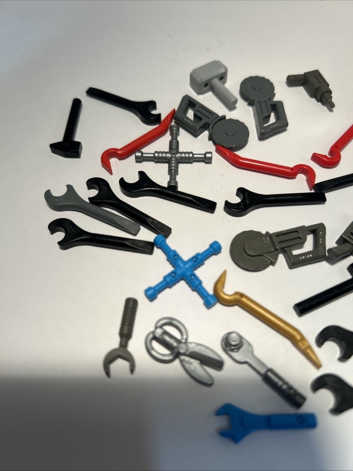 Mini Figure Lego Tools Lot Wrench Hammer Saw | eBay