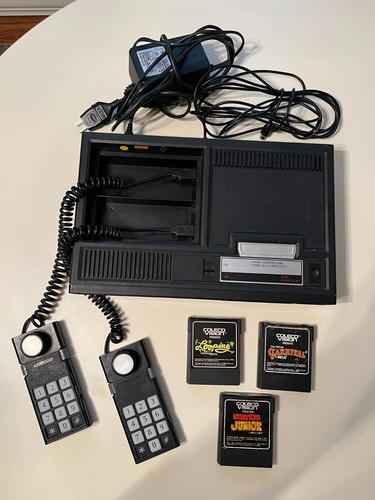 ColecoVision Original Retro Gaming Console w/ Donkey Kong Jr + 2 Others ...