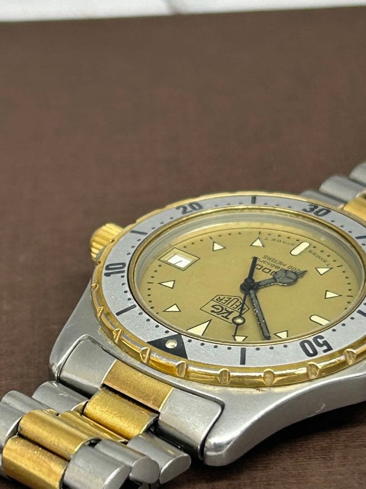 TAG HEUER Pro 974.006 S/EL Watch quartz Men's Gold Silver Combi Battery Replaced | eBay