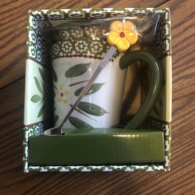 Temptations Old World Ceramic Mug Gift Box Included 1- 14oz Mug Lid ...