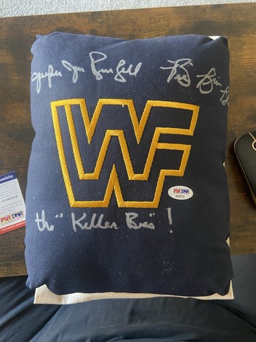 Signed Killer Bees WWF Turnbuckle Jim Brunzel & Brian Blair PSA ...